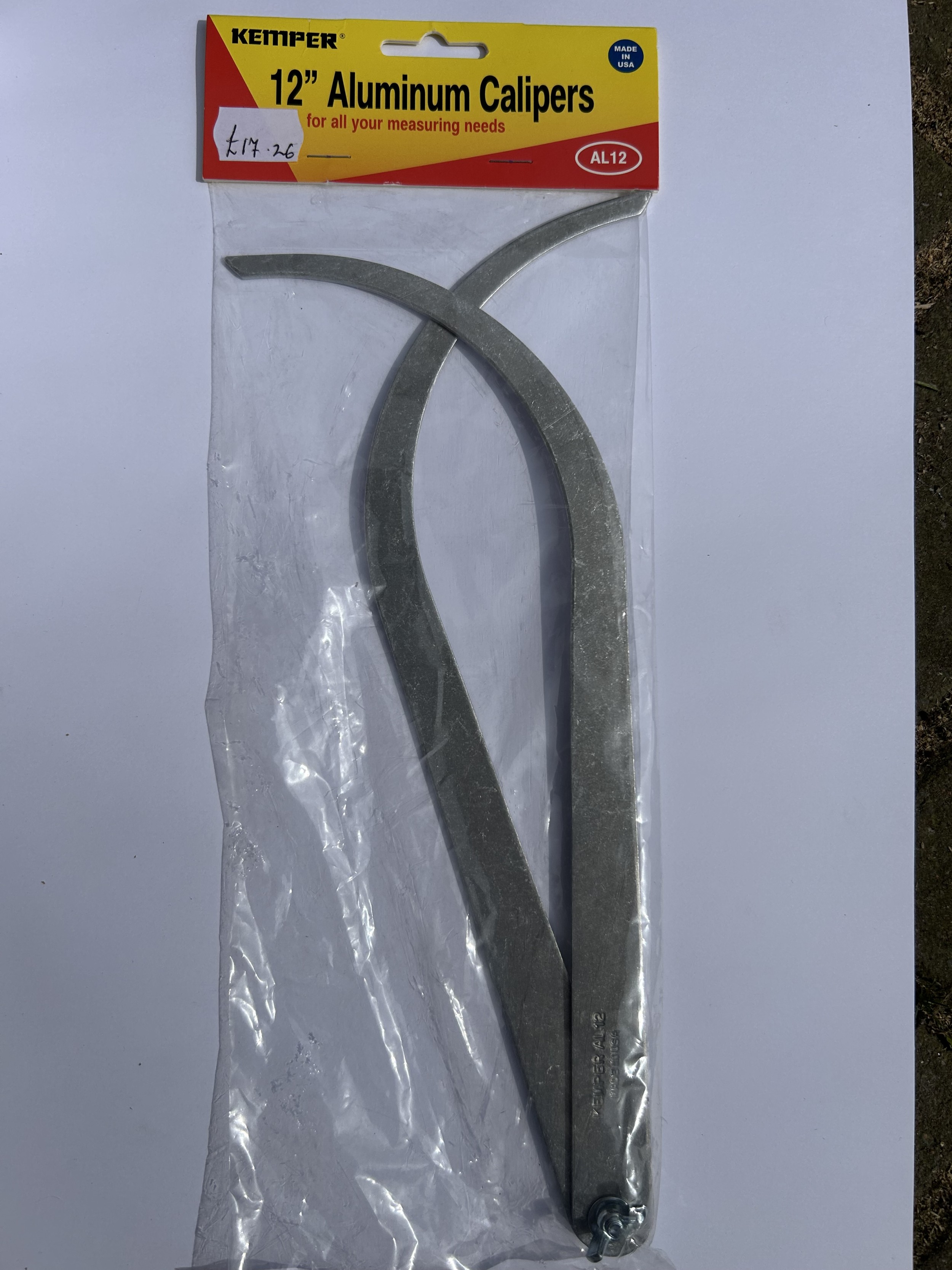 12" Aluminium Caliper - AL12 | Northern Kilns