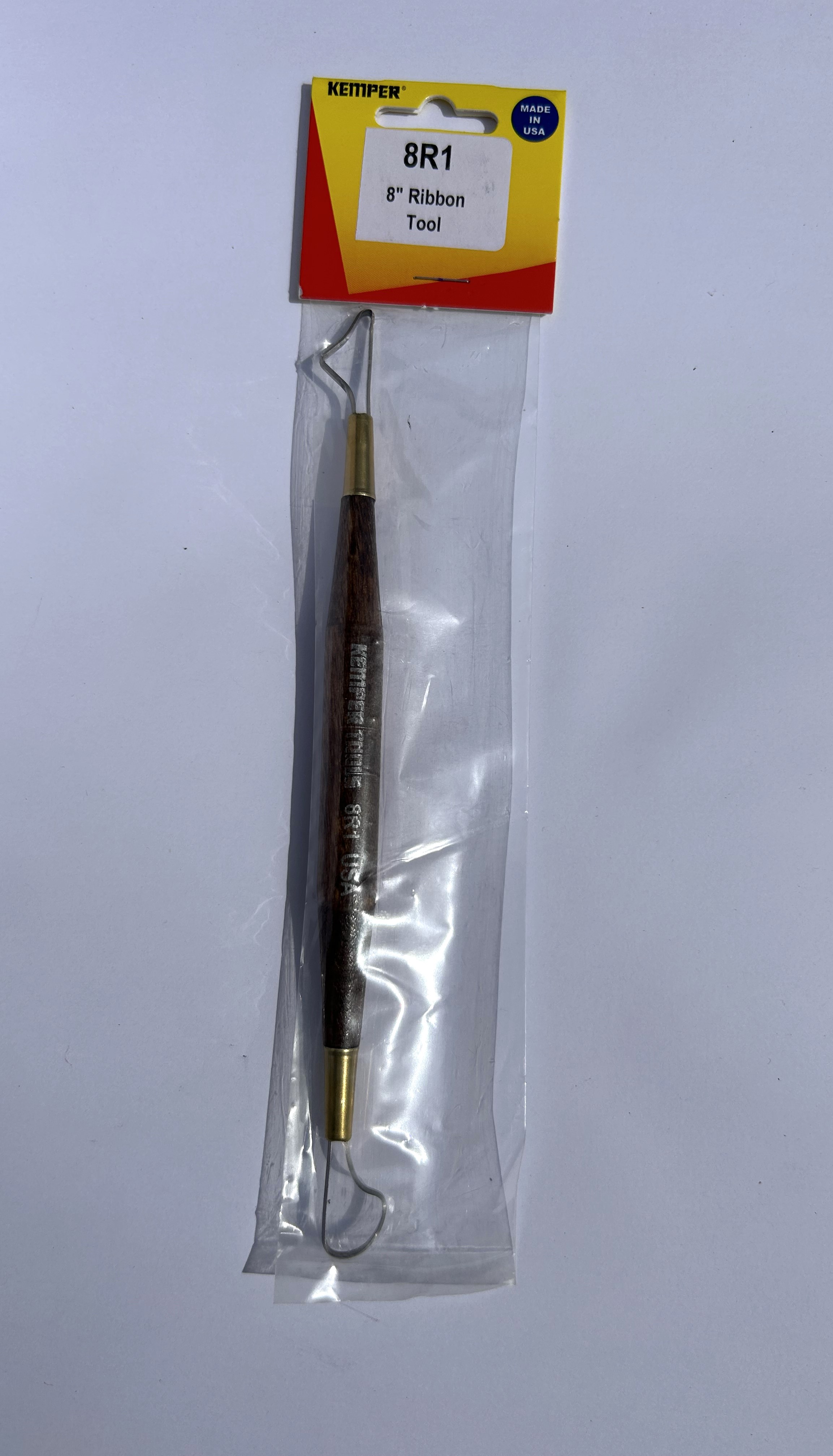 8" Double Ended Ribbon Tool - 8R1 | Northern Kilns