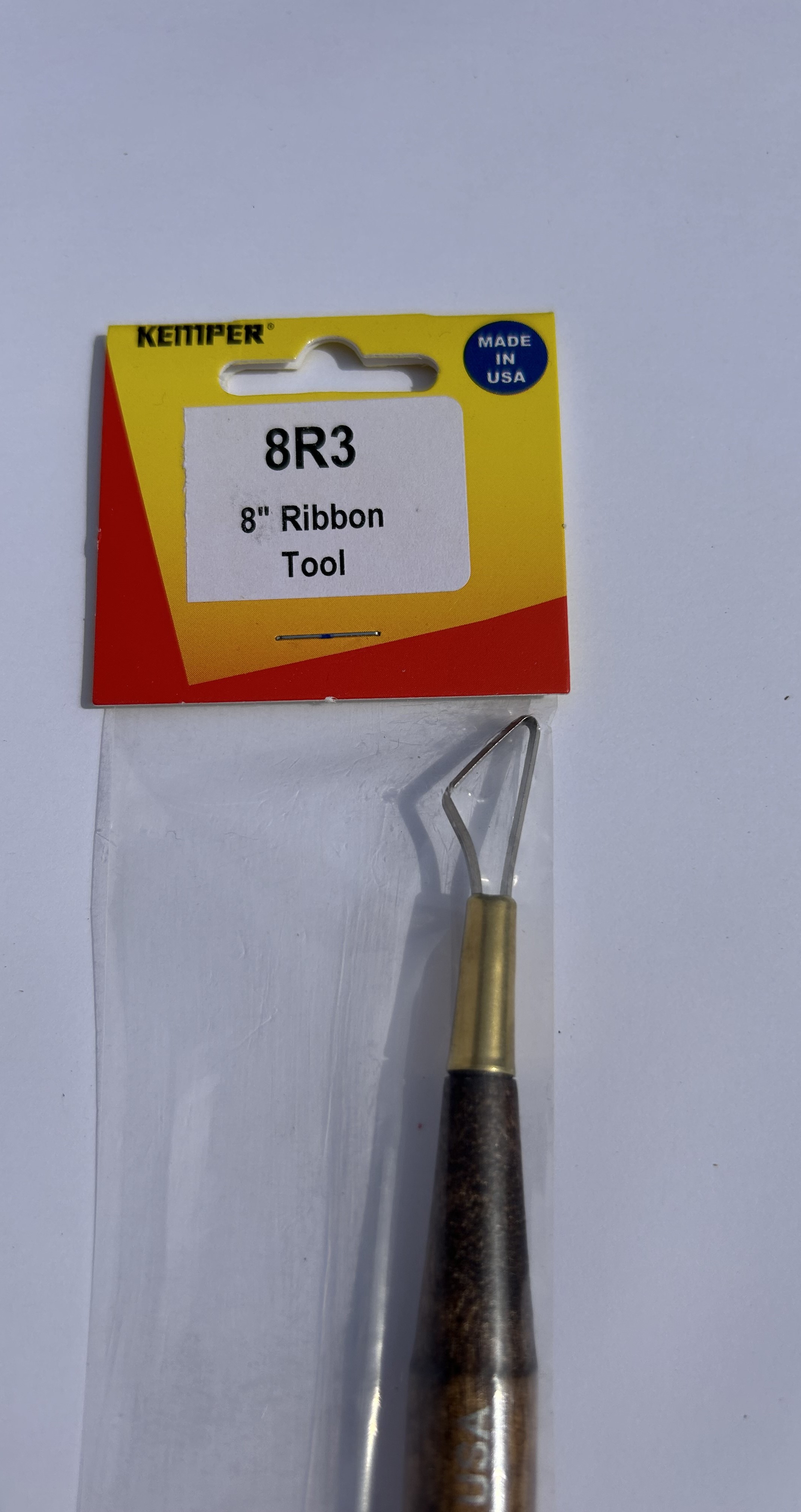 8" Double Ended Ribbon Tool - 8R3 | Northern Kilns