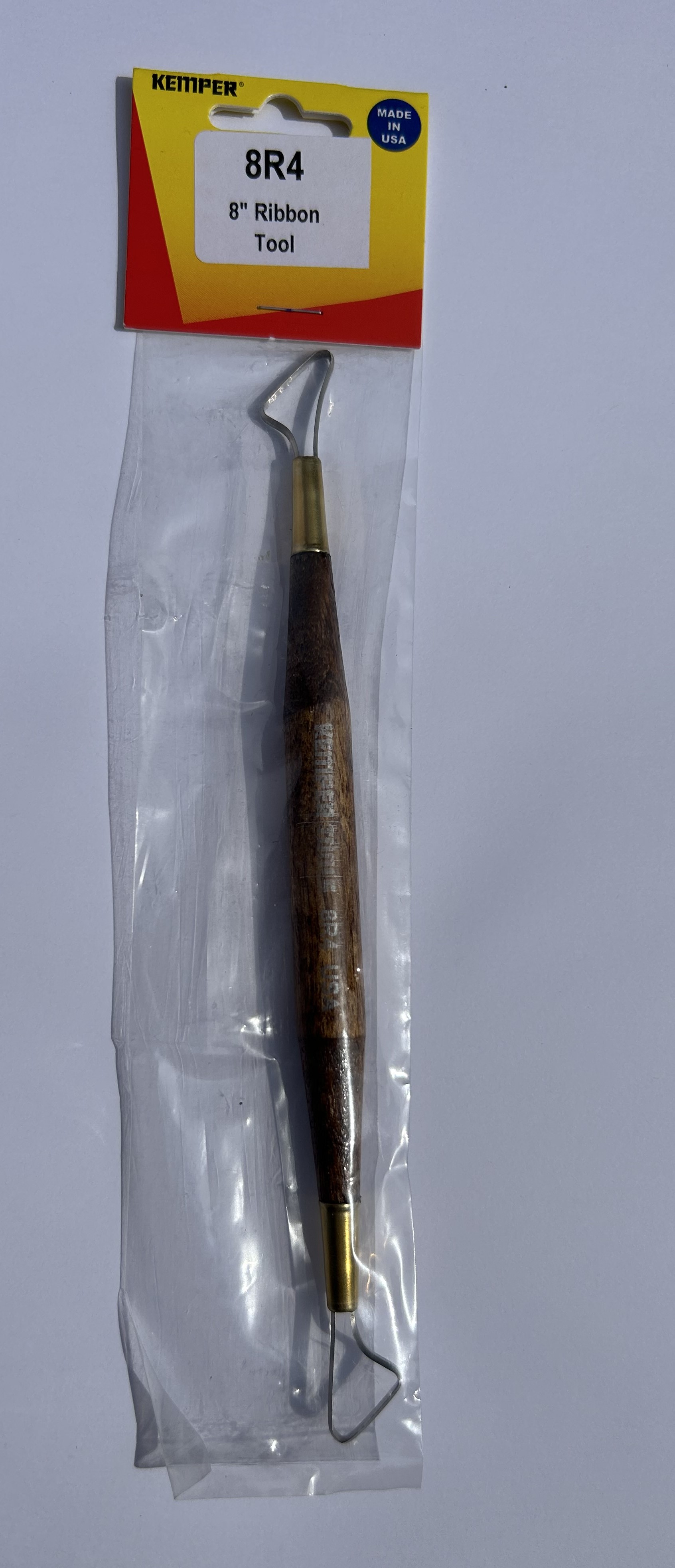 8" Double Ended Ribbon Tool - 8R4 | Northern Kilns