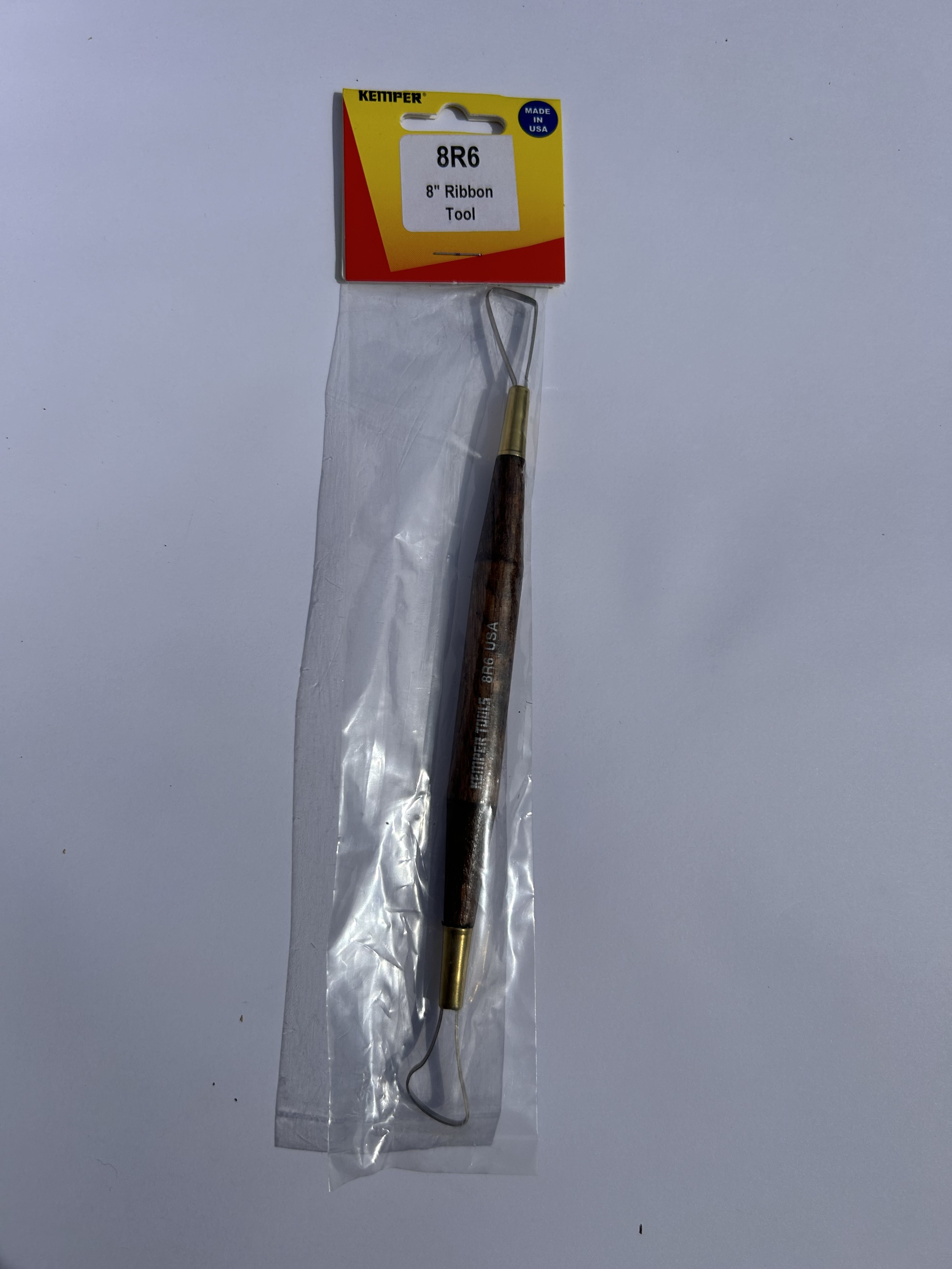 8" Double Ended Ribbon Tool - 8R6 | Northern Kilns