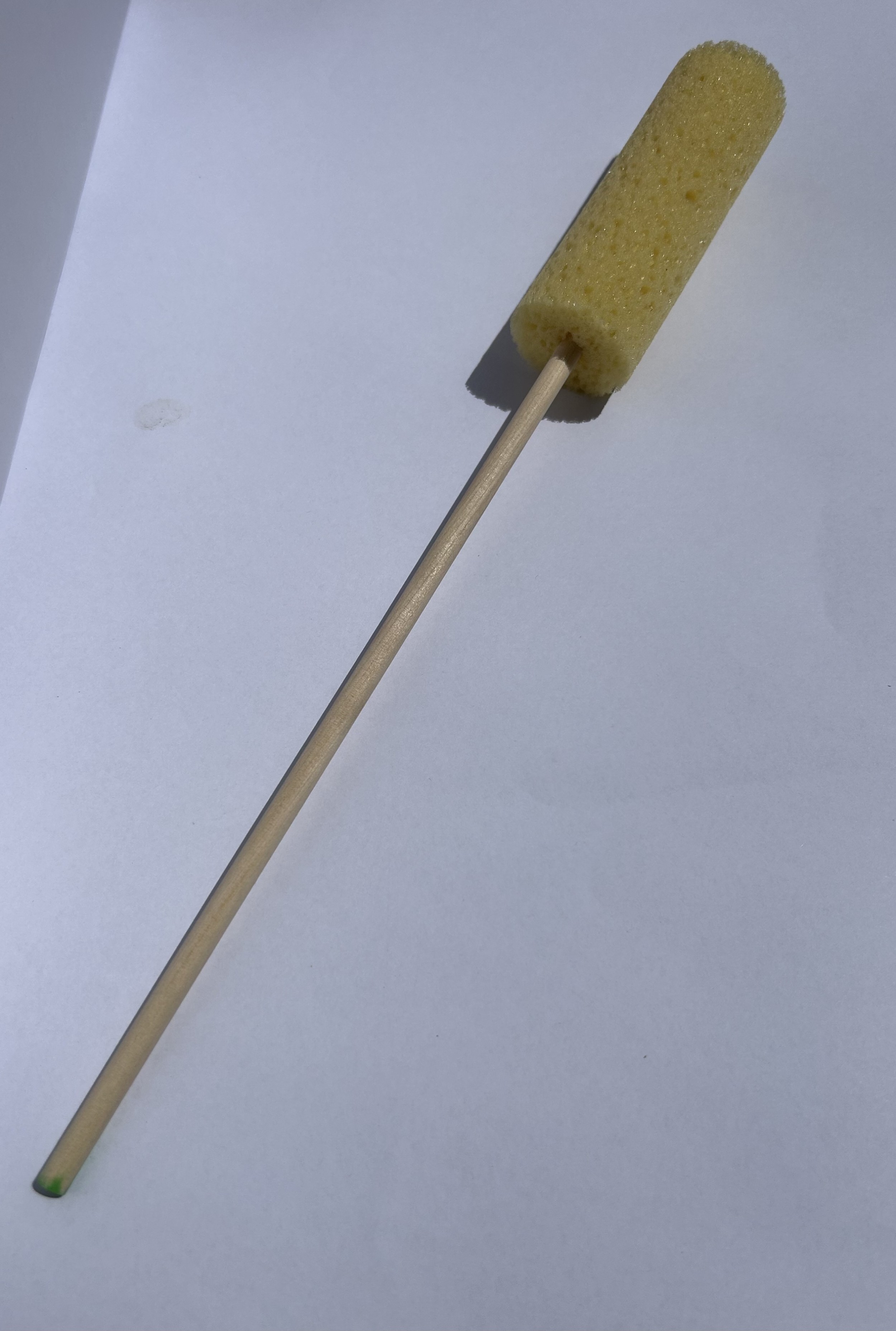 Large cylindrical sponge on stick | Northern Kilns